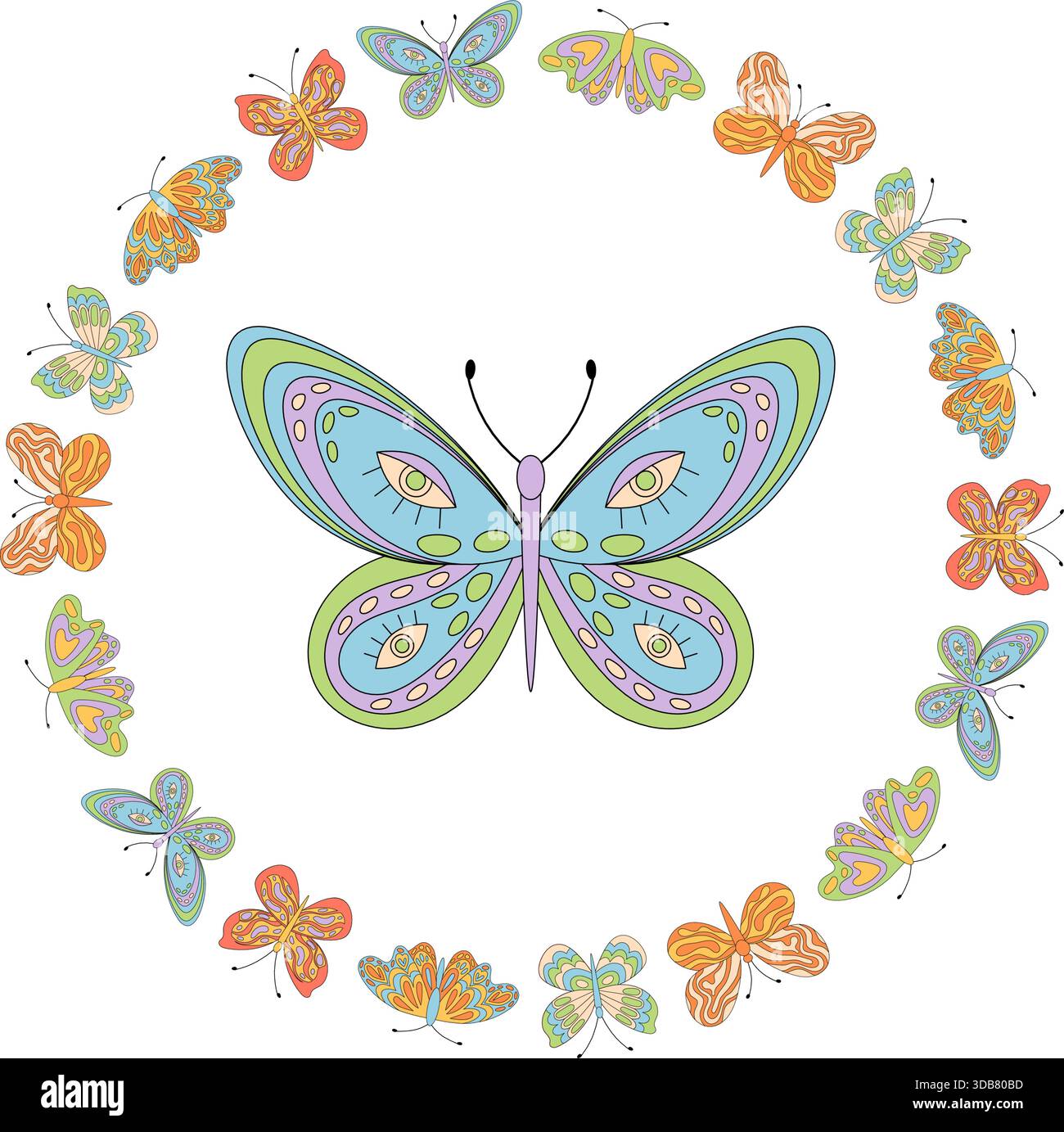 Butterfly ring Cut Out Stock Images & Pictures - Alamy