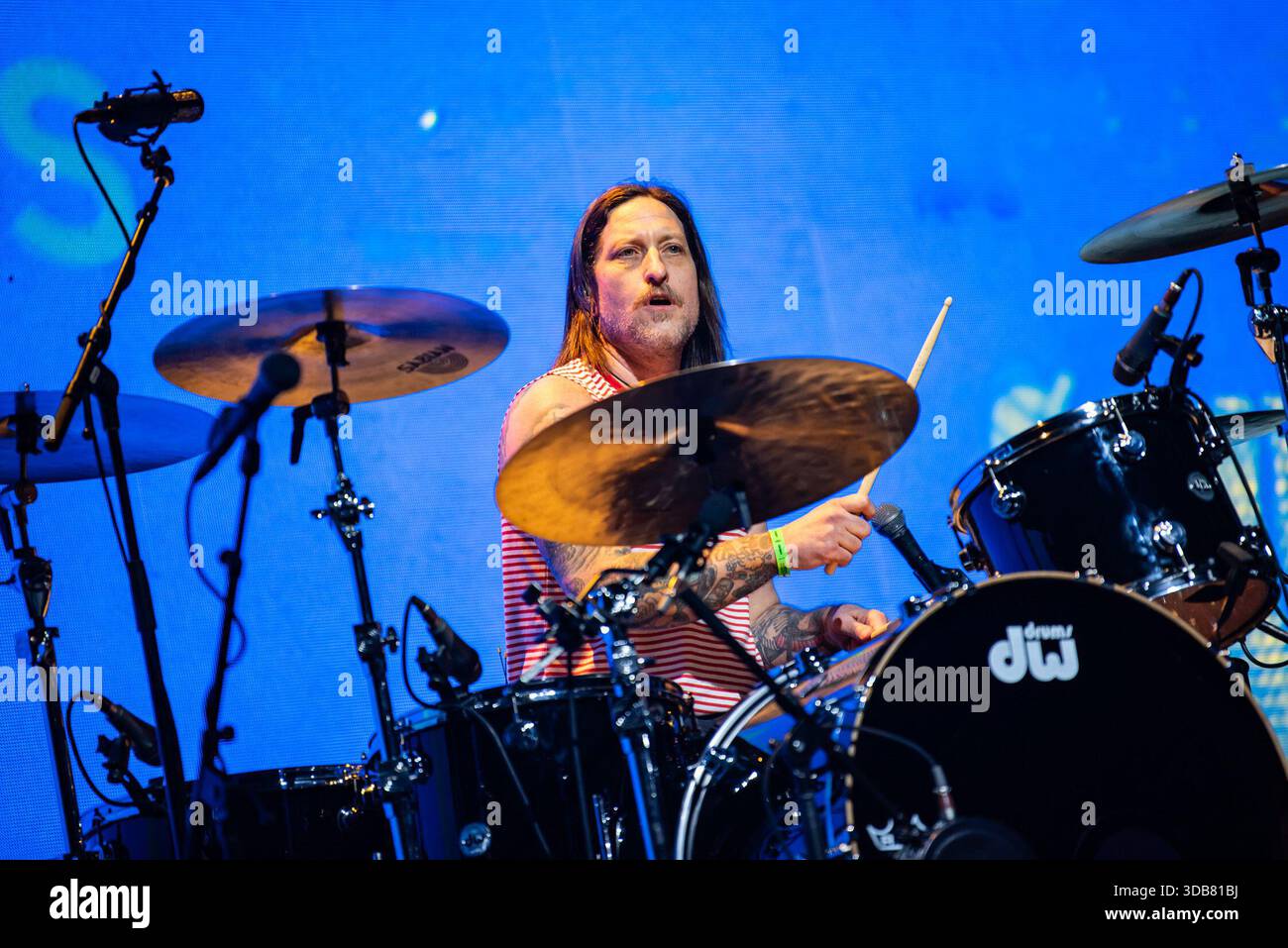 The All-American Rejects - Chris Gaylor performs onstage during the ...