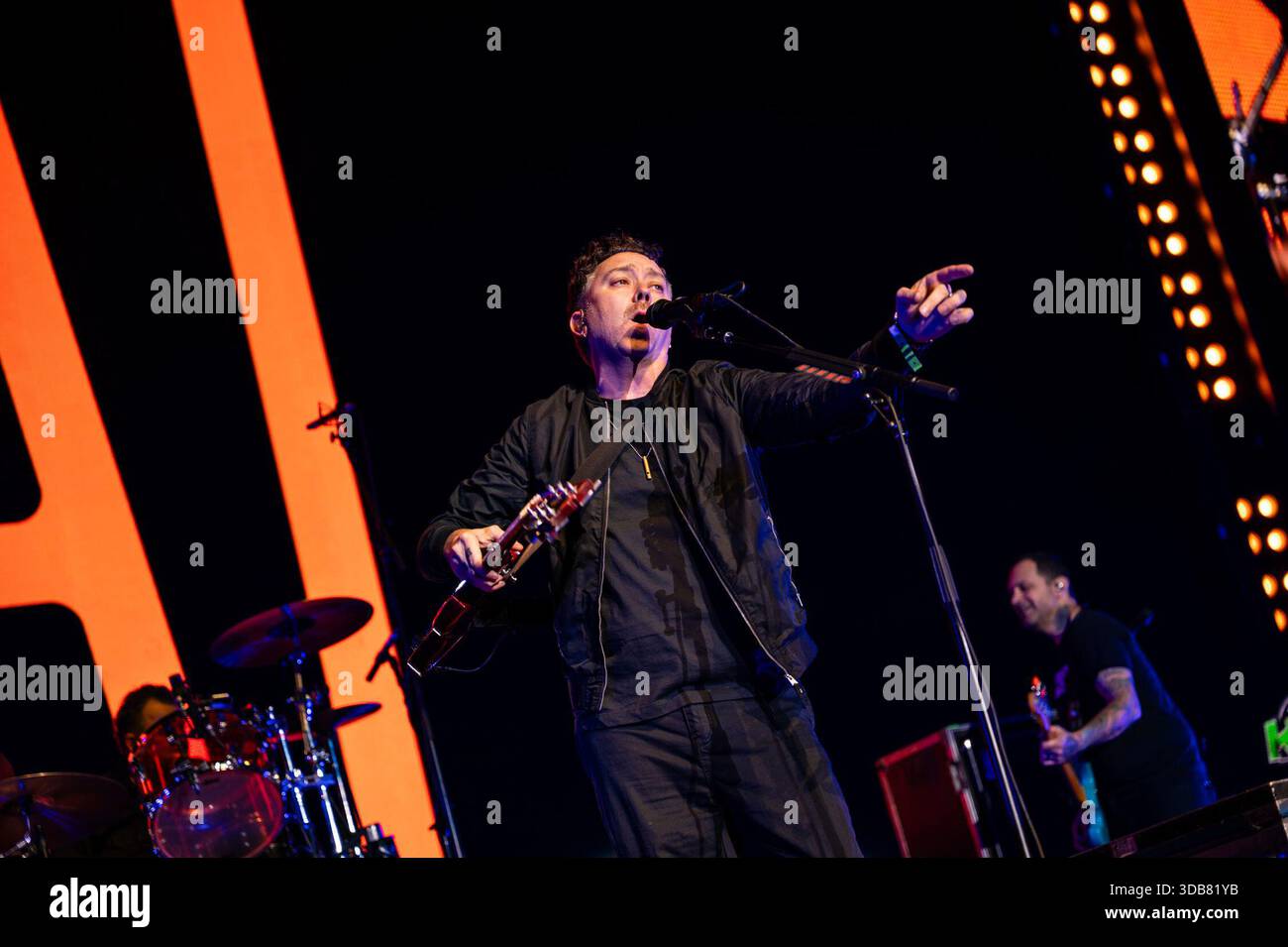 Rise Against - Tim McIlrath performs onstage during the 2025 KROQ ...