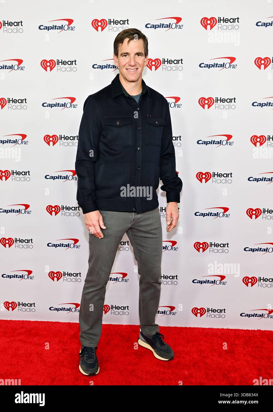 Eli Manning attends Z100's iHeartRadio Jingle Ball at Madison Square ...