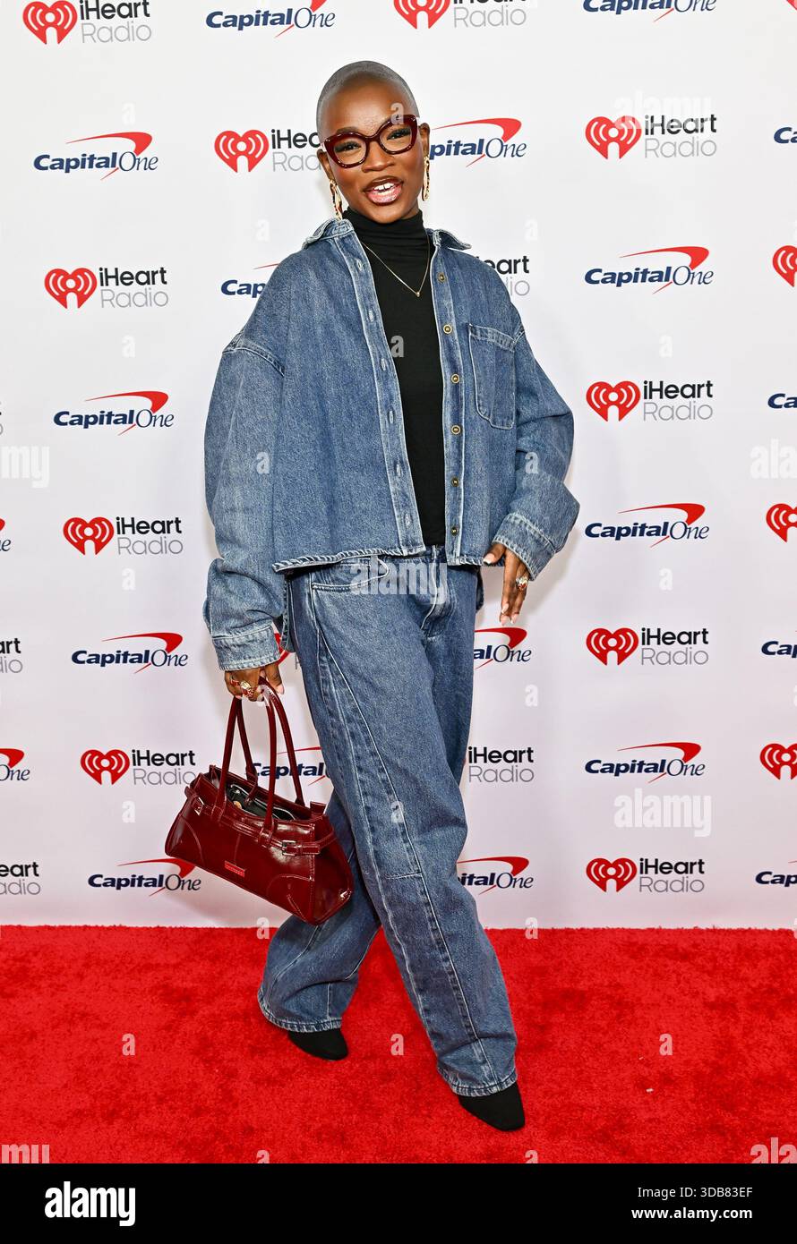 Sofiyat Ibrahim attends Z100's iHeartRadio Jingle Ball at Madison ...