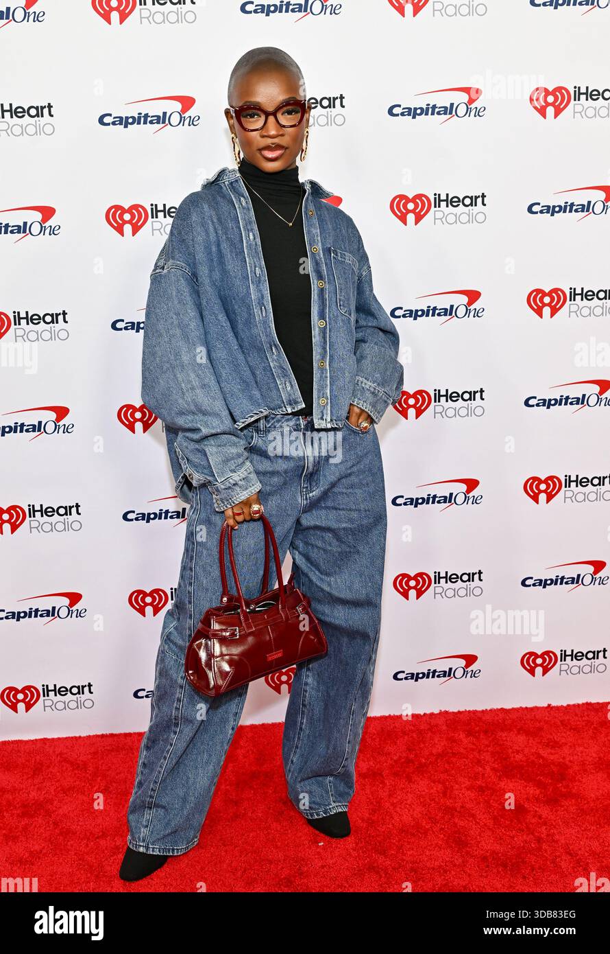 Sofiyat Ibrahim attends Z100's iHeartRadio Jingle Ball at Madison ...