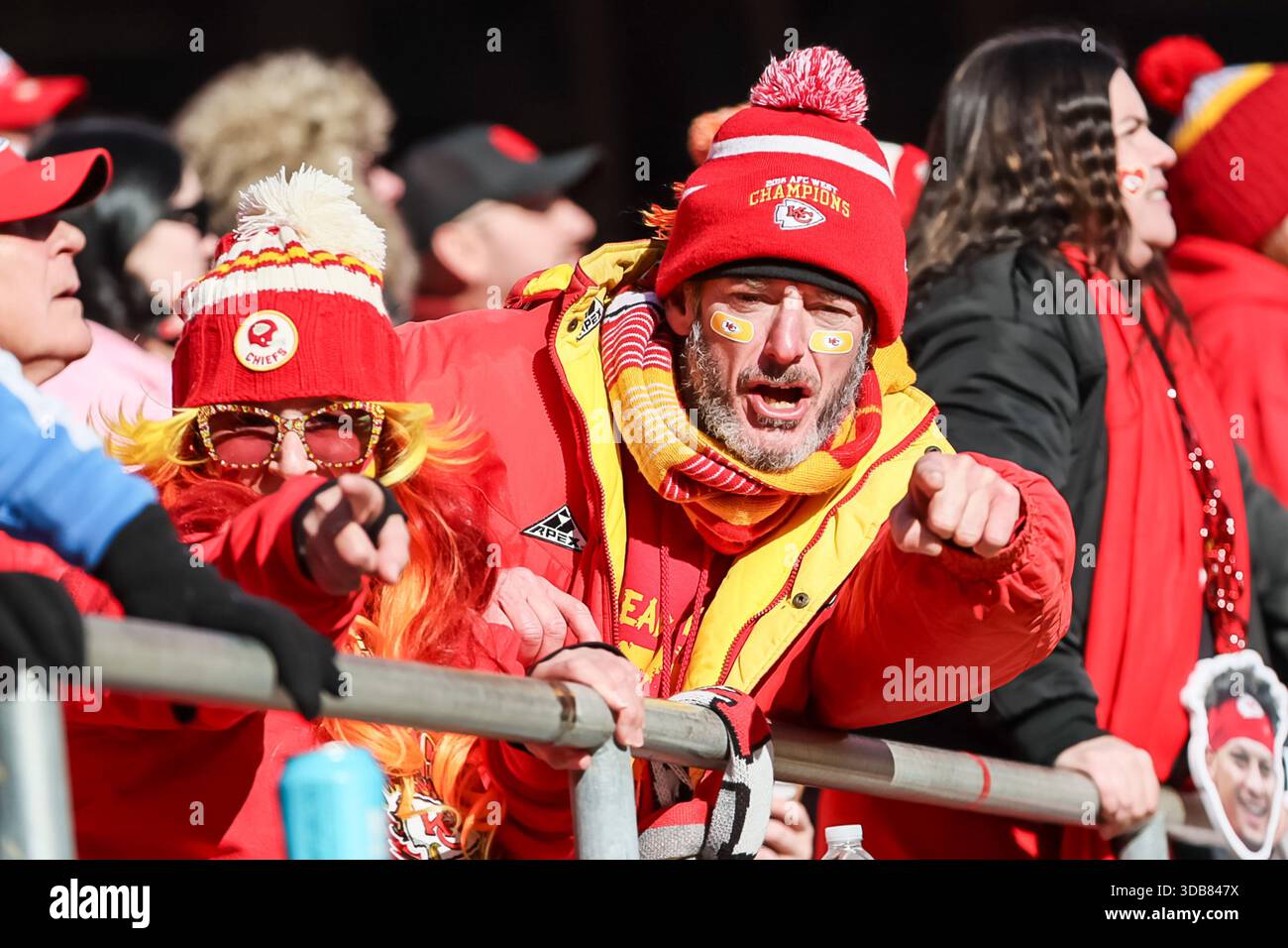 December 14, 2025 Kansas City, MO. U.S. - Kansas City Chiefs fans brave ...