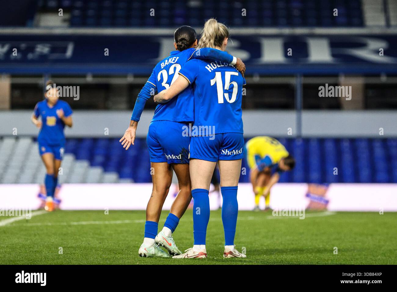 Ava Baker (32 Birmingham City) celebrates scoring the sixth goal during ...
