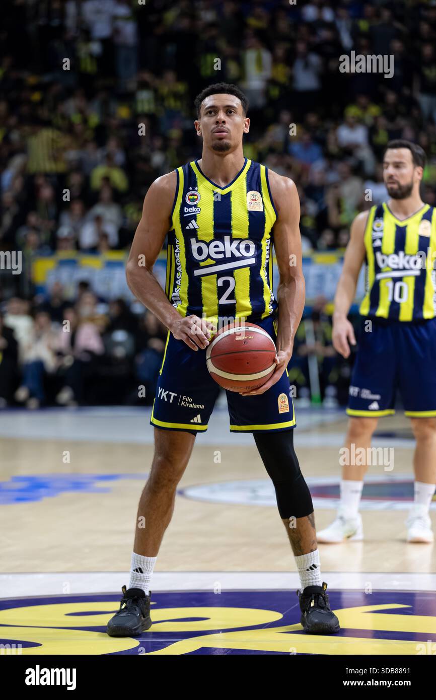 ISTANBUL, TURKEY - 14th December , 2025 : WADE BALDWIN IV (#2) of ...