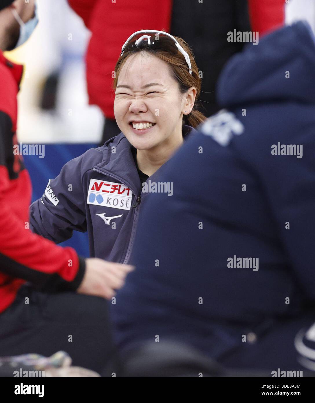 Yukino Yoshida of Japan smiles after winning women's 500-meter gold at ...