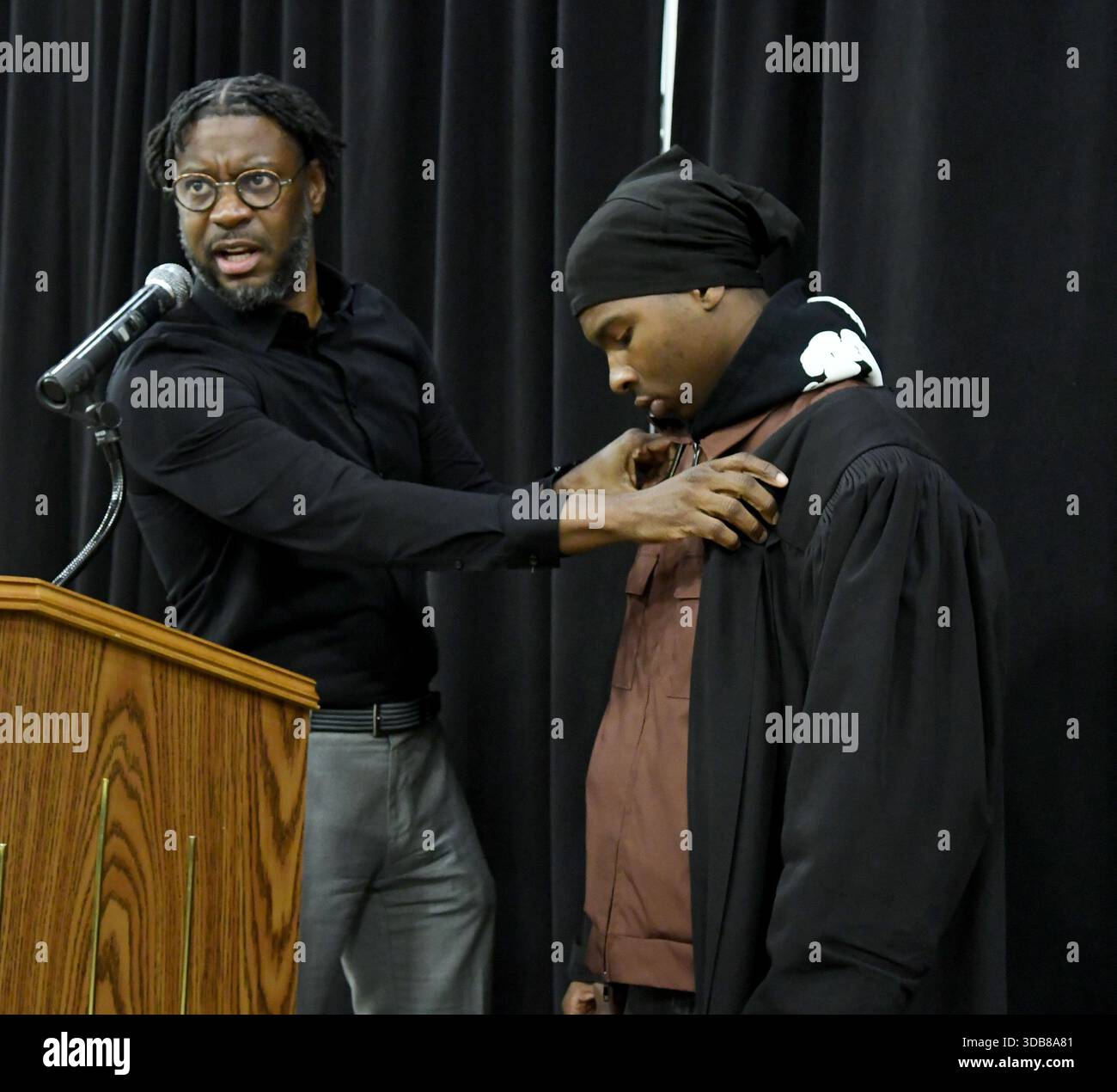 December 14, 2025, Racine, Wisconsin, USA: JUDGE EVERETT MITCHELL, Dane ...