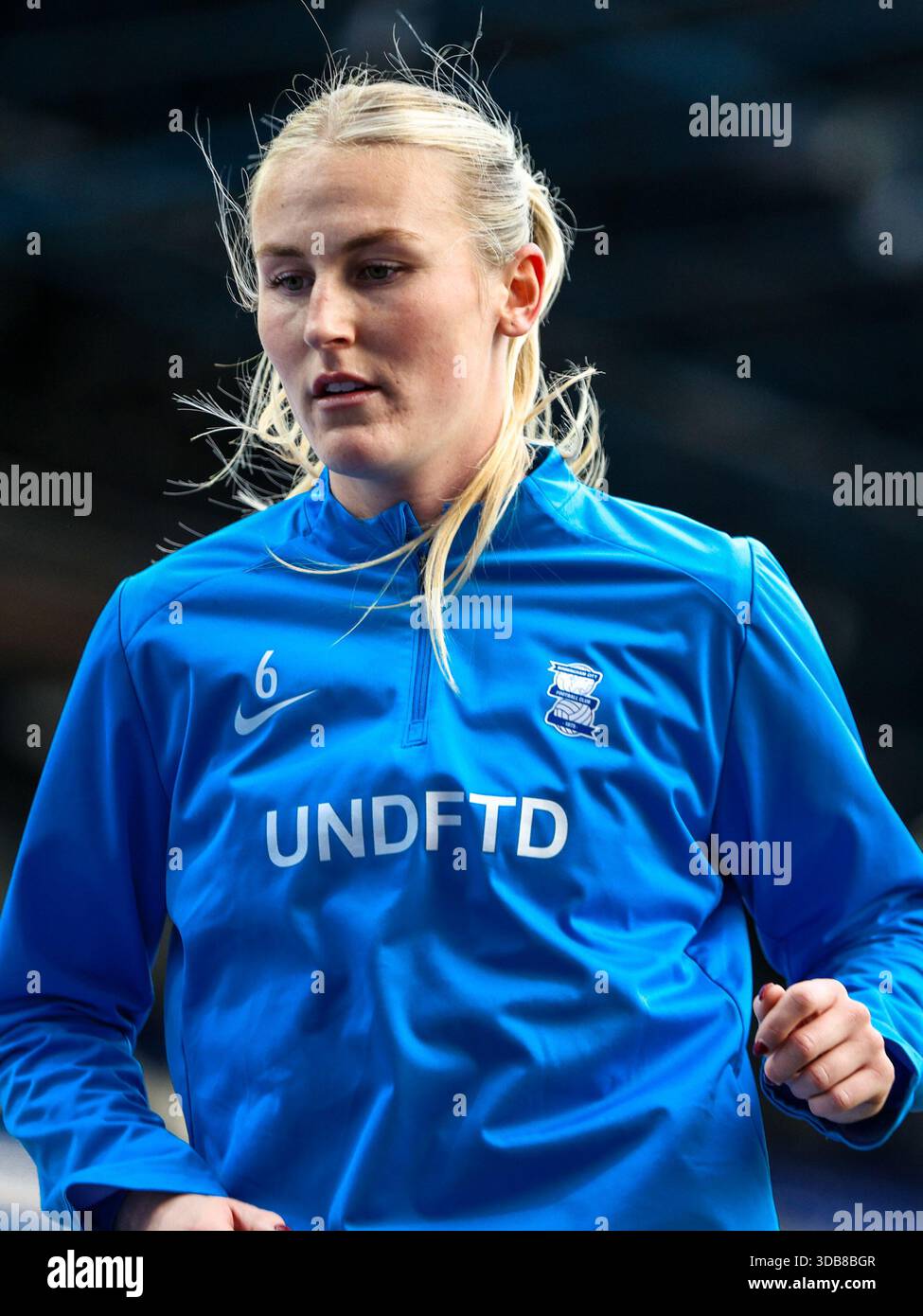 Shannon Cooke (6 Birmingham City) warms up during the Adobe Womens FA ...