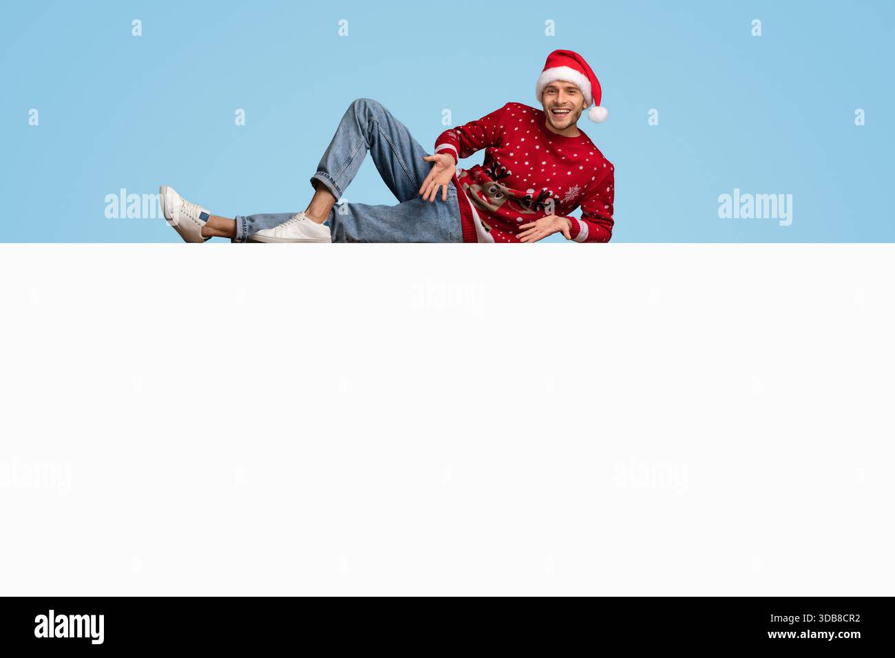 Man wears festive hat hi-res stock photography and images - Alamy