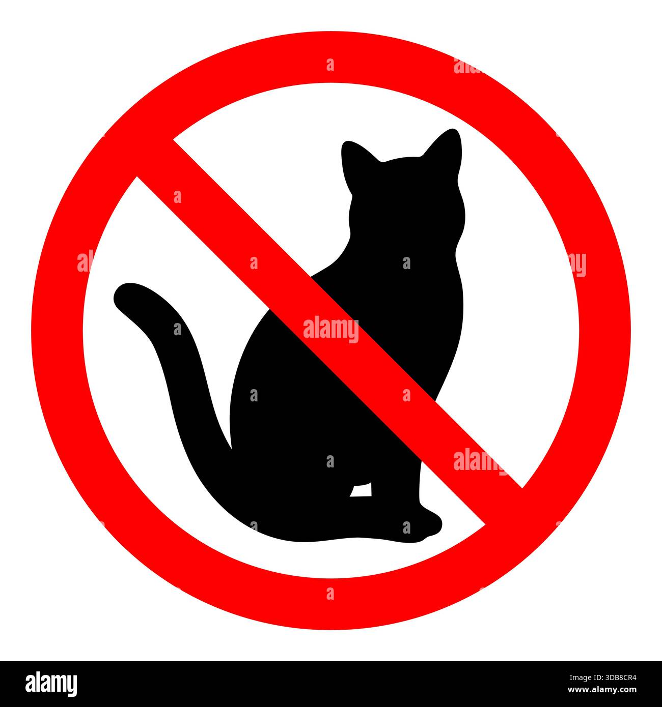 Warning sign on glass Stock Vector Images - Alamy