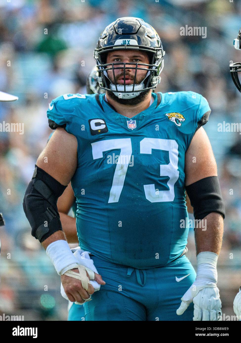 December 14, 2025: Jacksonville Jaguars center Robert Hainsey (73) in ...