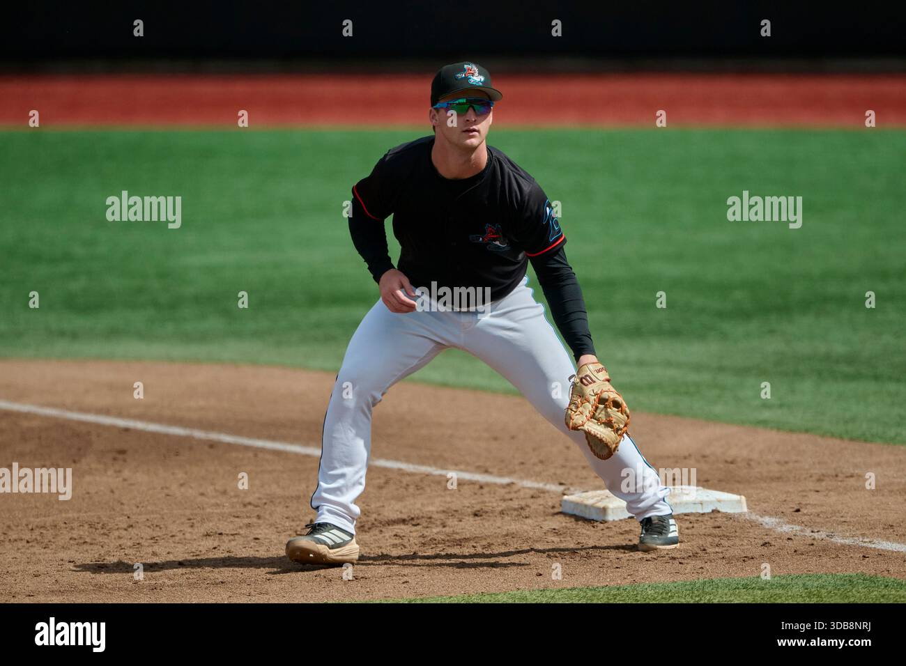 Beloit Sky Carp first baseman Cody Schrier (4) during an MiLB Midwest ...