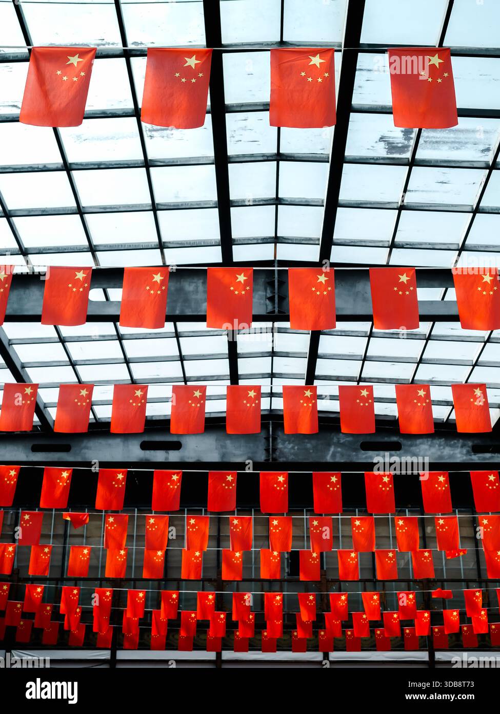 Flags hanging ceiling hi-res stock photography and images - Alamy