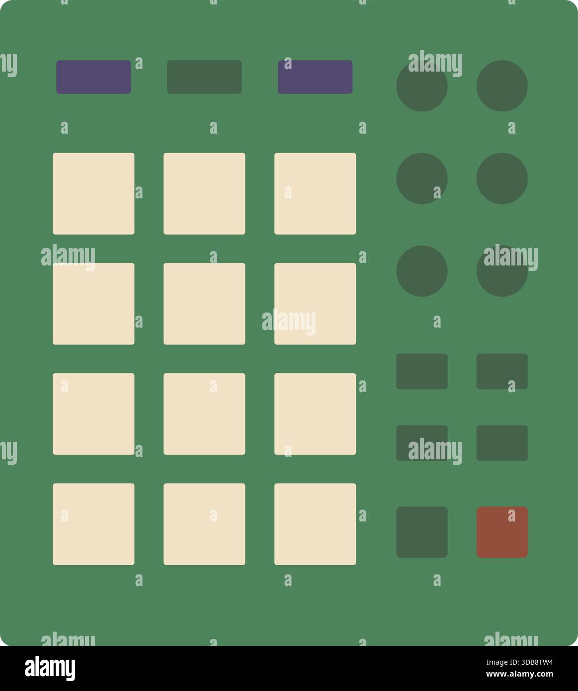 Control pads Stock Vector Images - Alamy