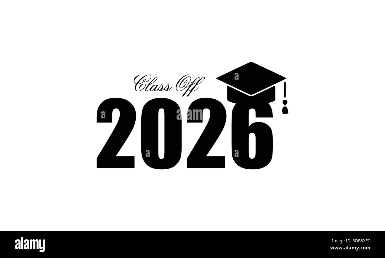 Congratulations graduates design Black and White Stock Photos & Images ...