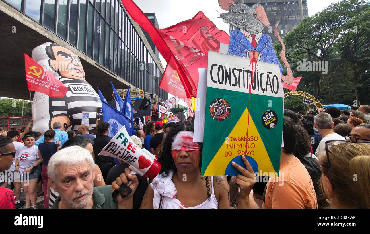 People gathering during a demonstration to oppose the sentence ...
