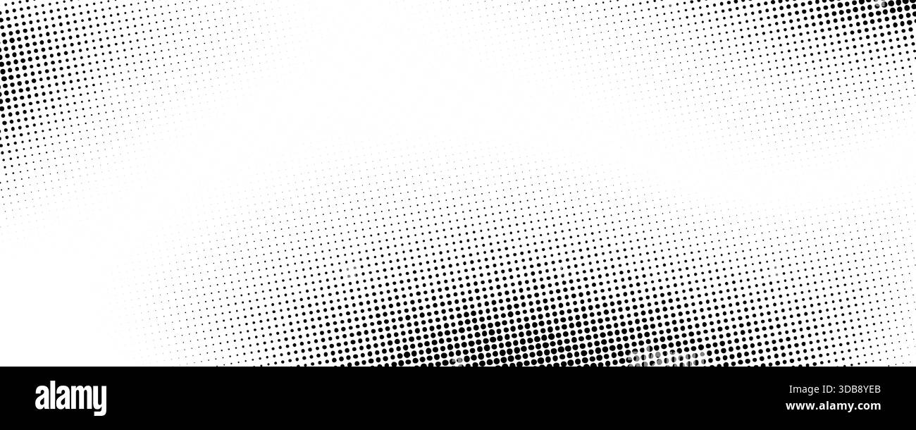 Halftone grainy noise gradient texture. Black and white fading sandy ...