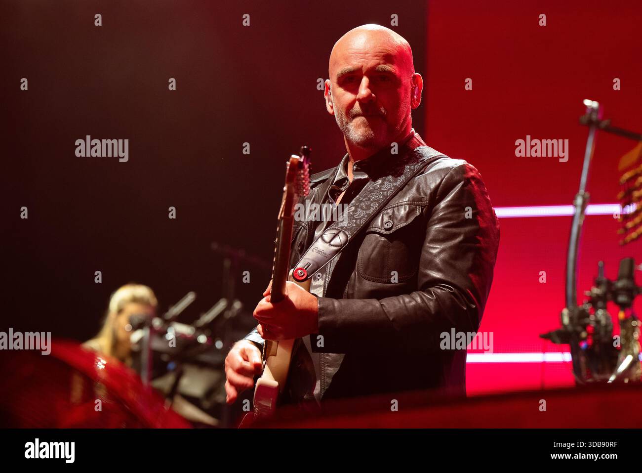 London, UK. 14th Dec, 2025. Rob Harris from the band Jamiroquai seen ...