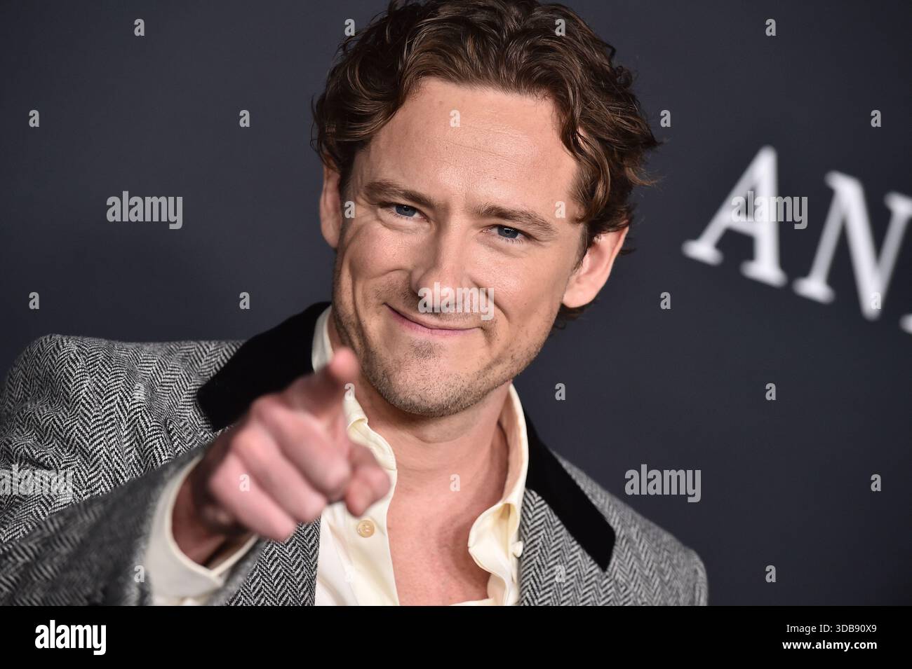 Lewis Pullman arriving to the Los Angeles premiere of Searchlight ...