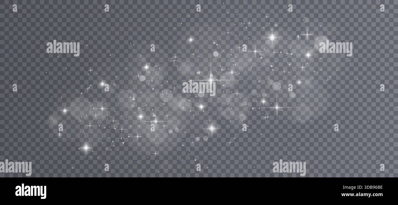 Magic fairy dust trail sparkling Stock Vector Images - Alamy