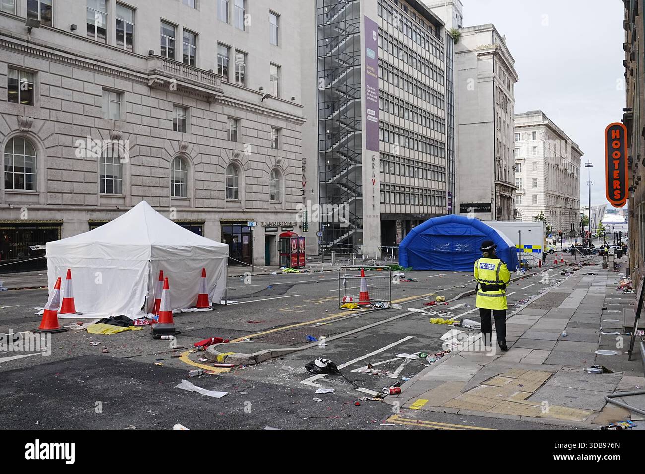 File photo dated 27/05/25 of an inflatable field tent at the scene in ...