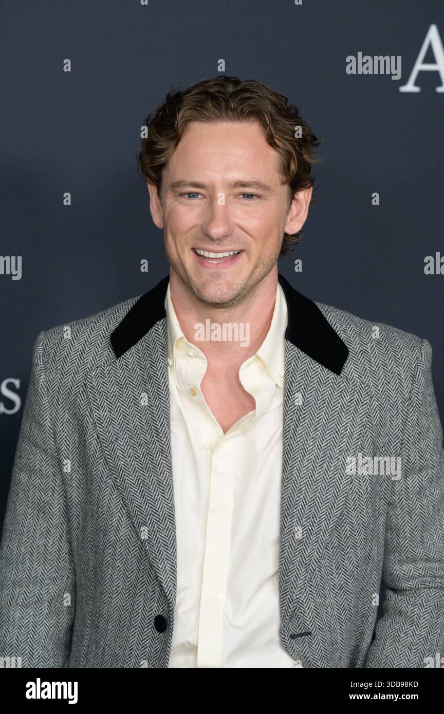 LOS ANGELES, USA. December 14, 2025: Lewis Pullman at the premiere of ...
