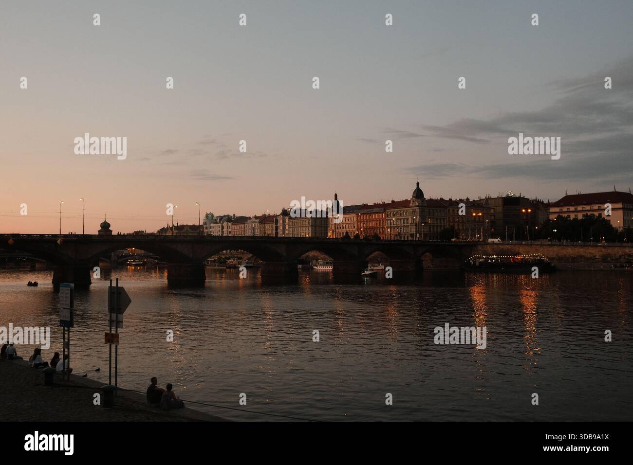 Golden light bathes pragues hi-res stock photography and images - Alamy