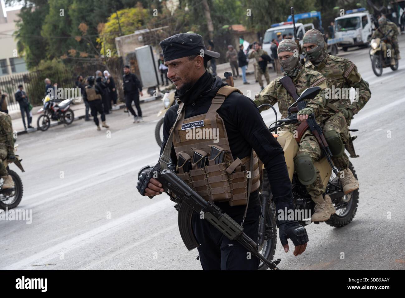 Damascus, Syria. December 8th 2025. The Syrian transitional government ...