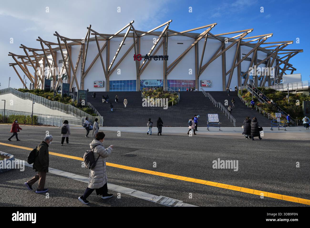 Aichi International Arena, known as IG Arena, stands in a section of ...