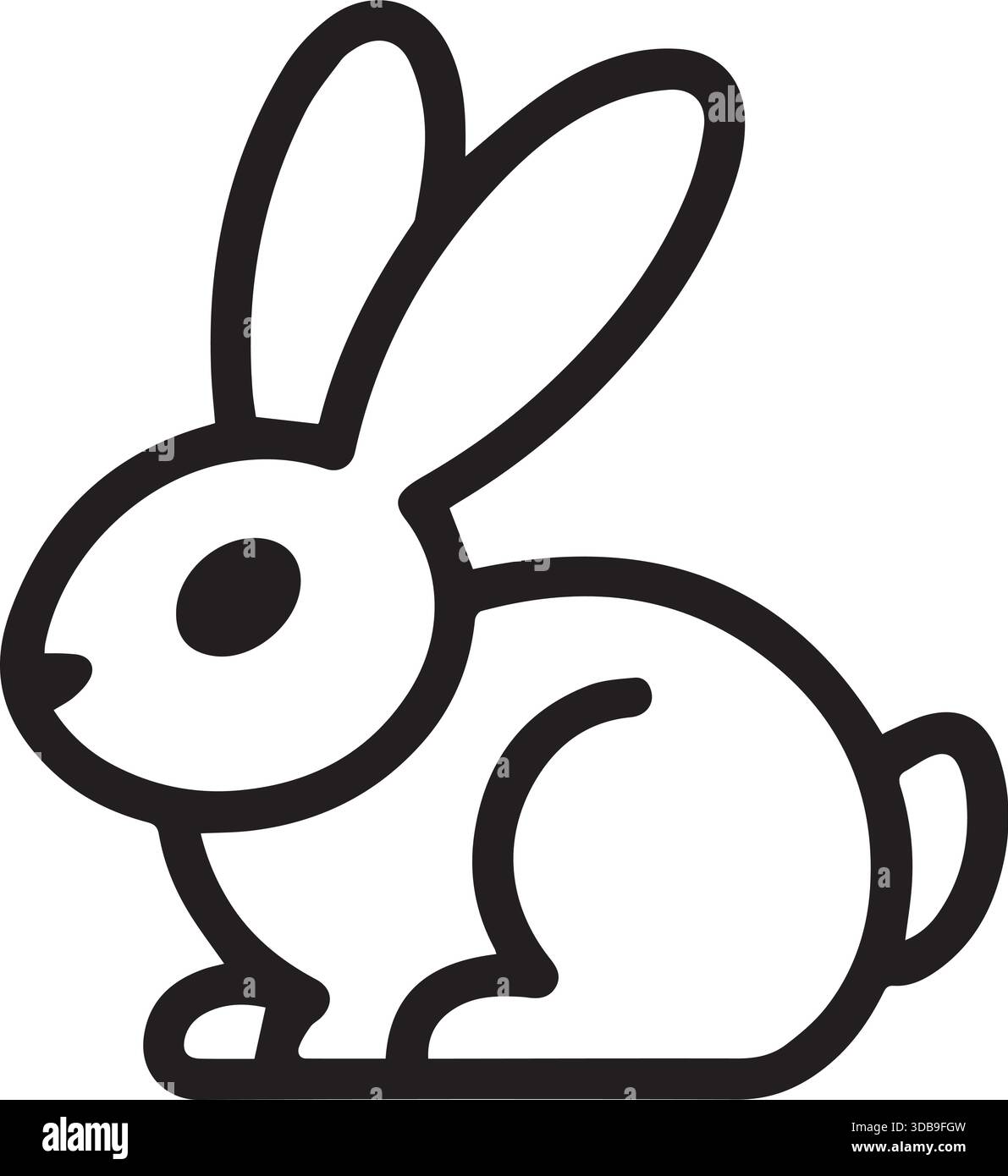 Butterfly rabbit Stock Vector Images - Alamy