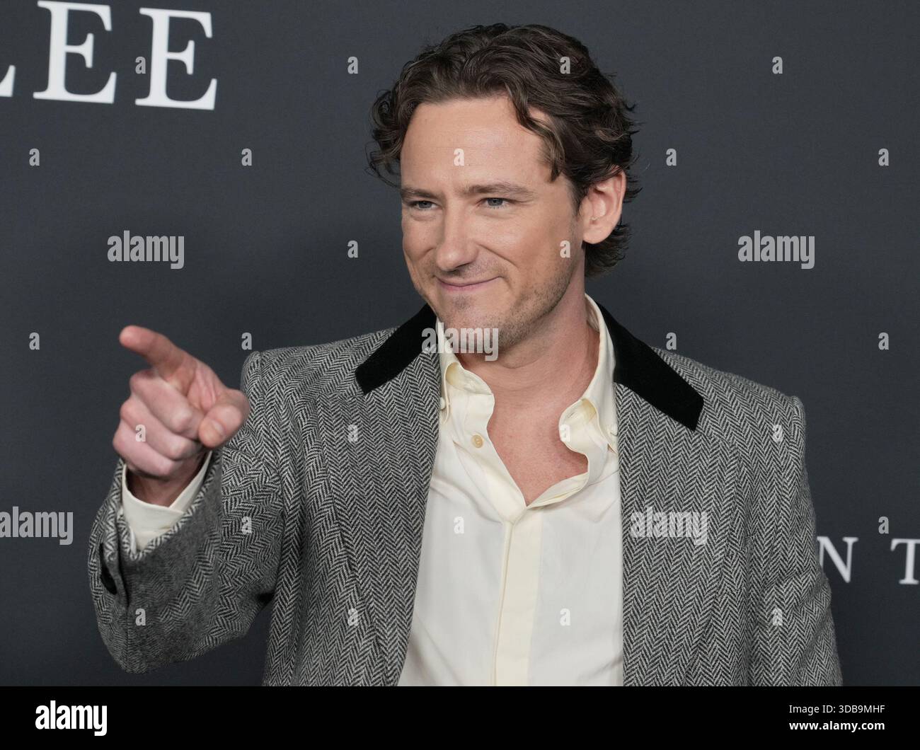 Lewis Pullman arrives at the Searchlight Pictures' THE TESTAMENT OF ANN ...