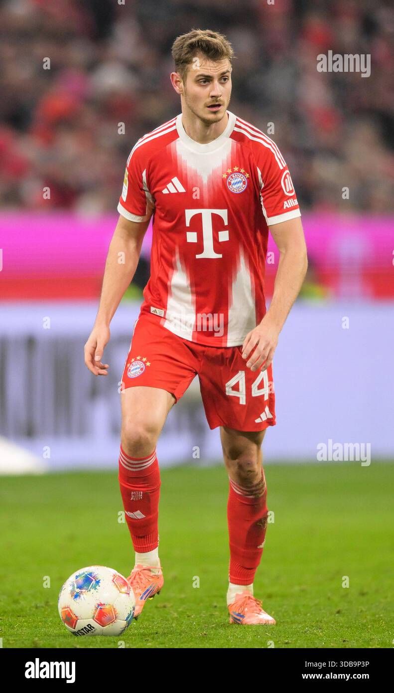 Josip Stanisic (Bayern) Munich, December 14, 2025, Football, Bundesliga ...