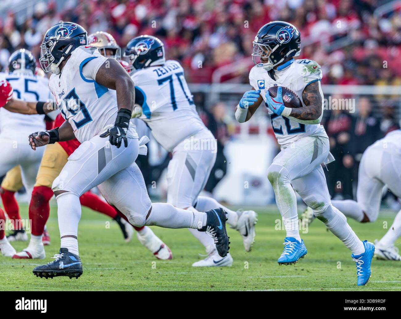December 14 2025 Santa Clara, CA U.S.A Tennessee running back Tony ...