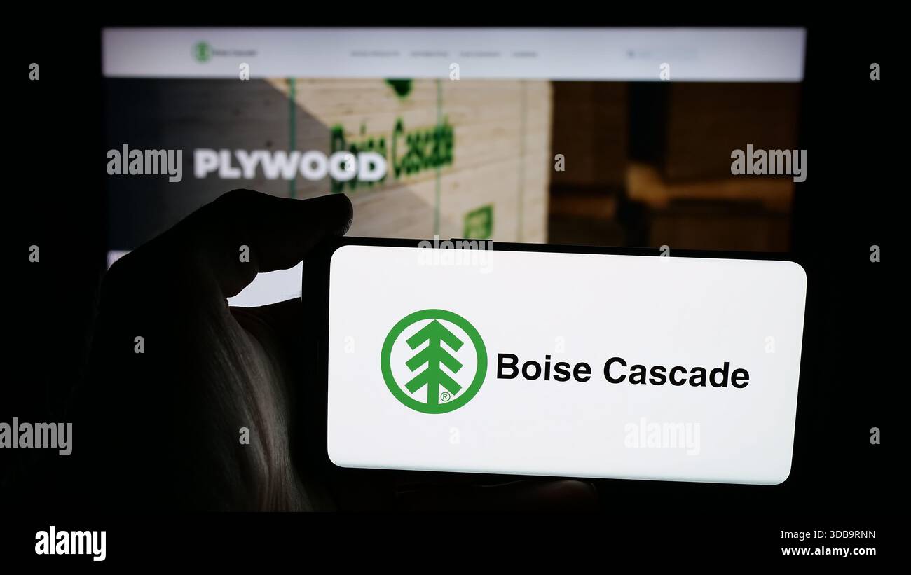 In this photo illustration, a person is holding a mobile phone with the ...