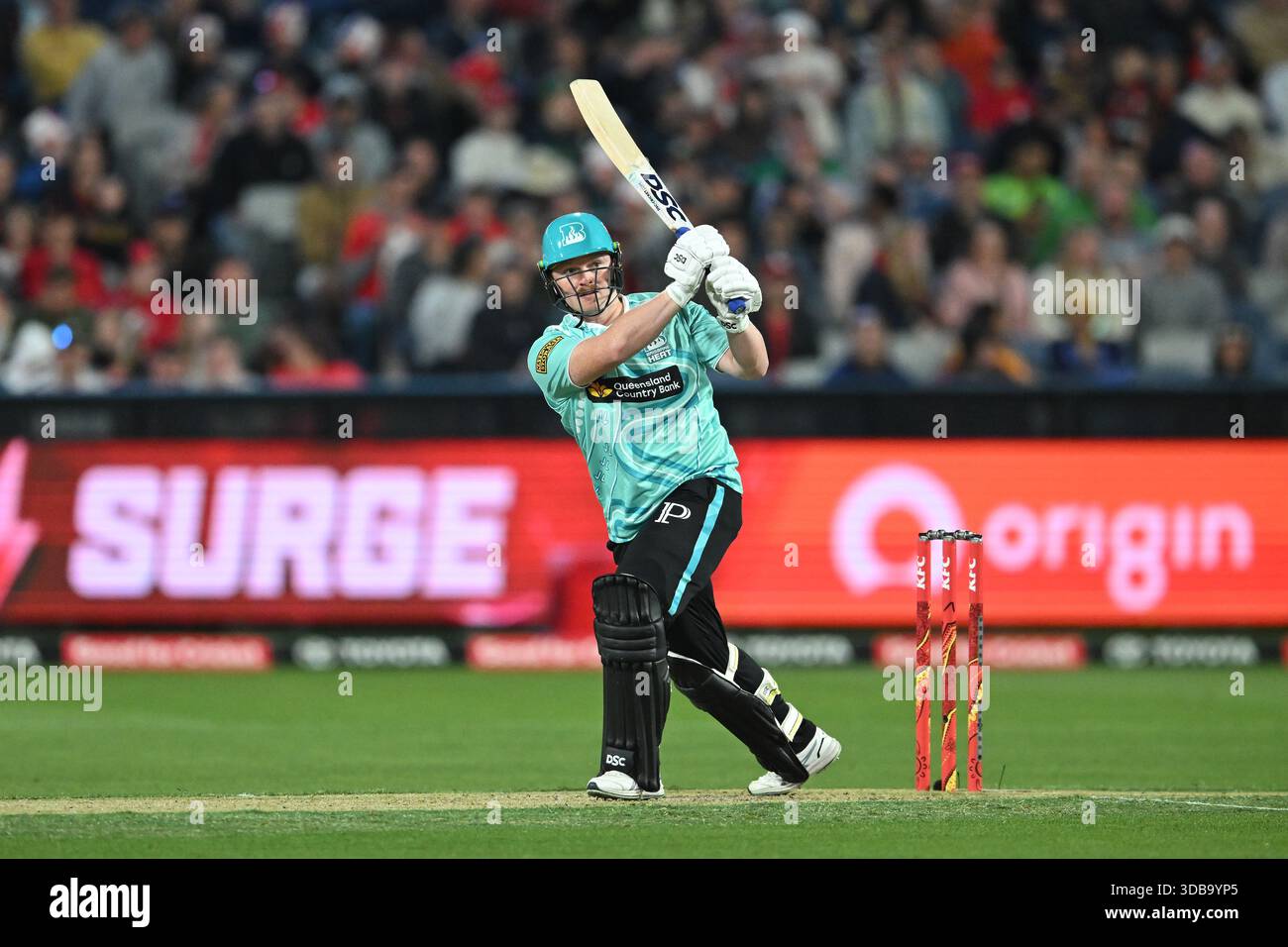 Max Bryant of the Heat plays a shot during the BBL match between the ...