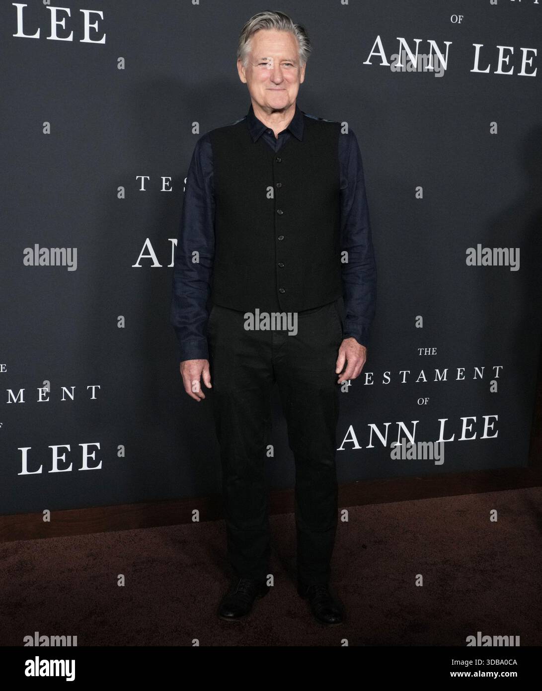 Bill Pullman arrives at the Searchlight Pictures' THE TESTAMENT OF ANN ...