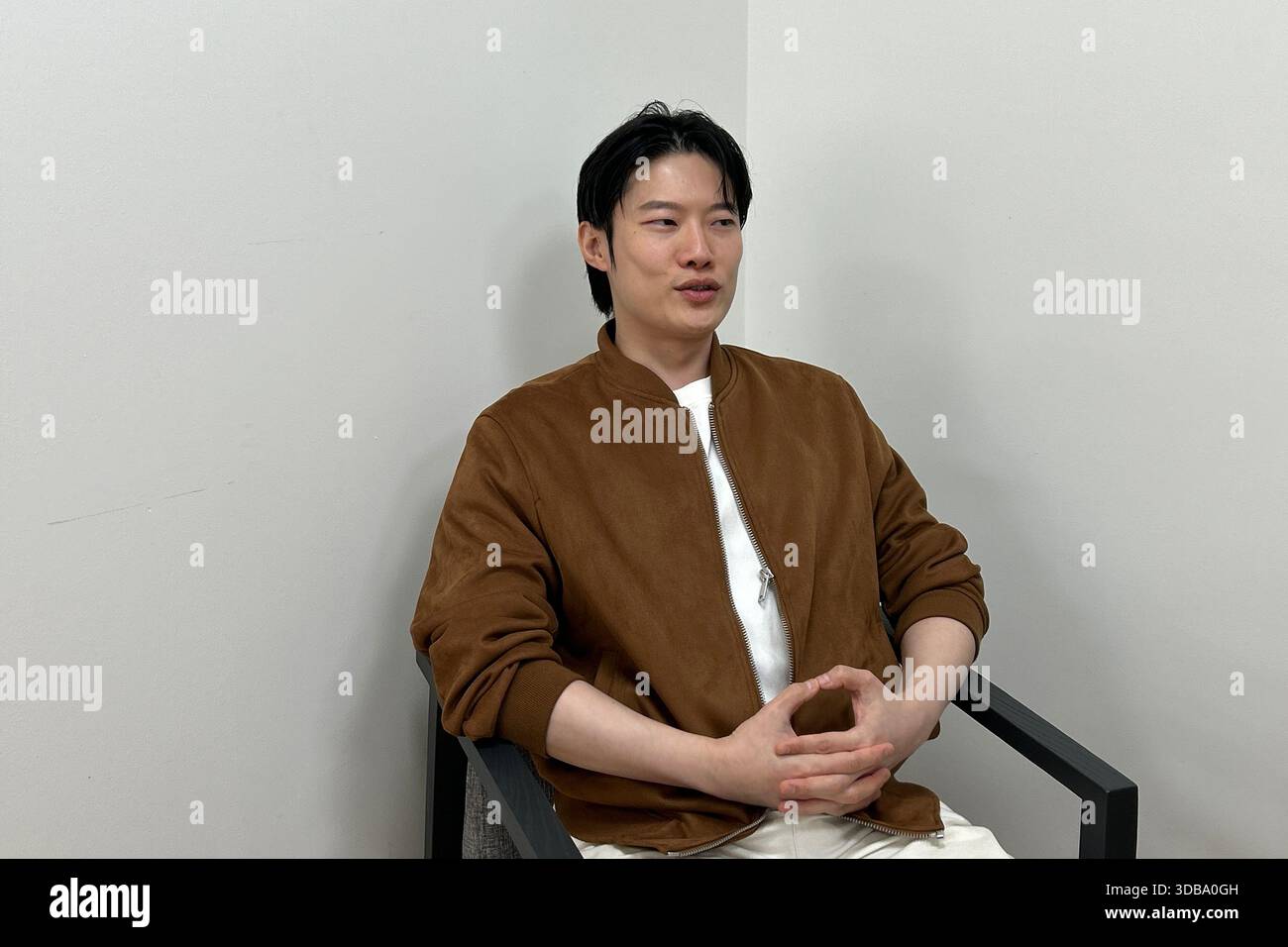 South Korean actor Julian Shin talks to The Associated Press about his ...