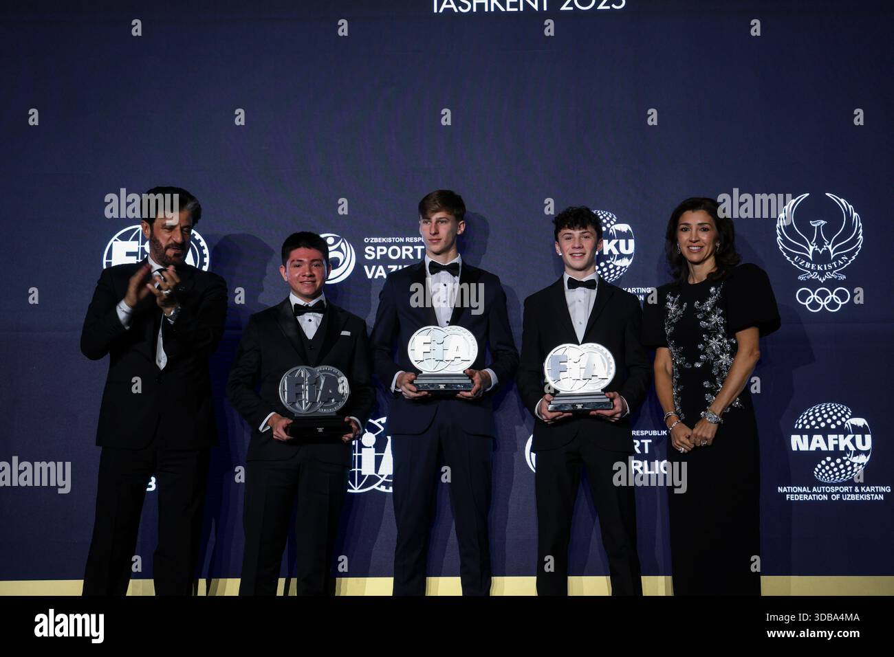 MUNOZ Alexandre (fra), with BEN SULAYEM Mohammed (uae), President of ...