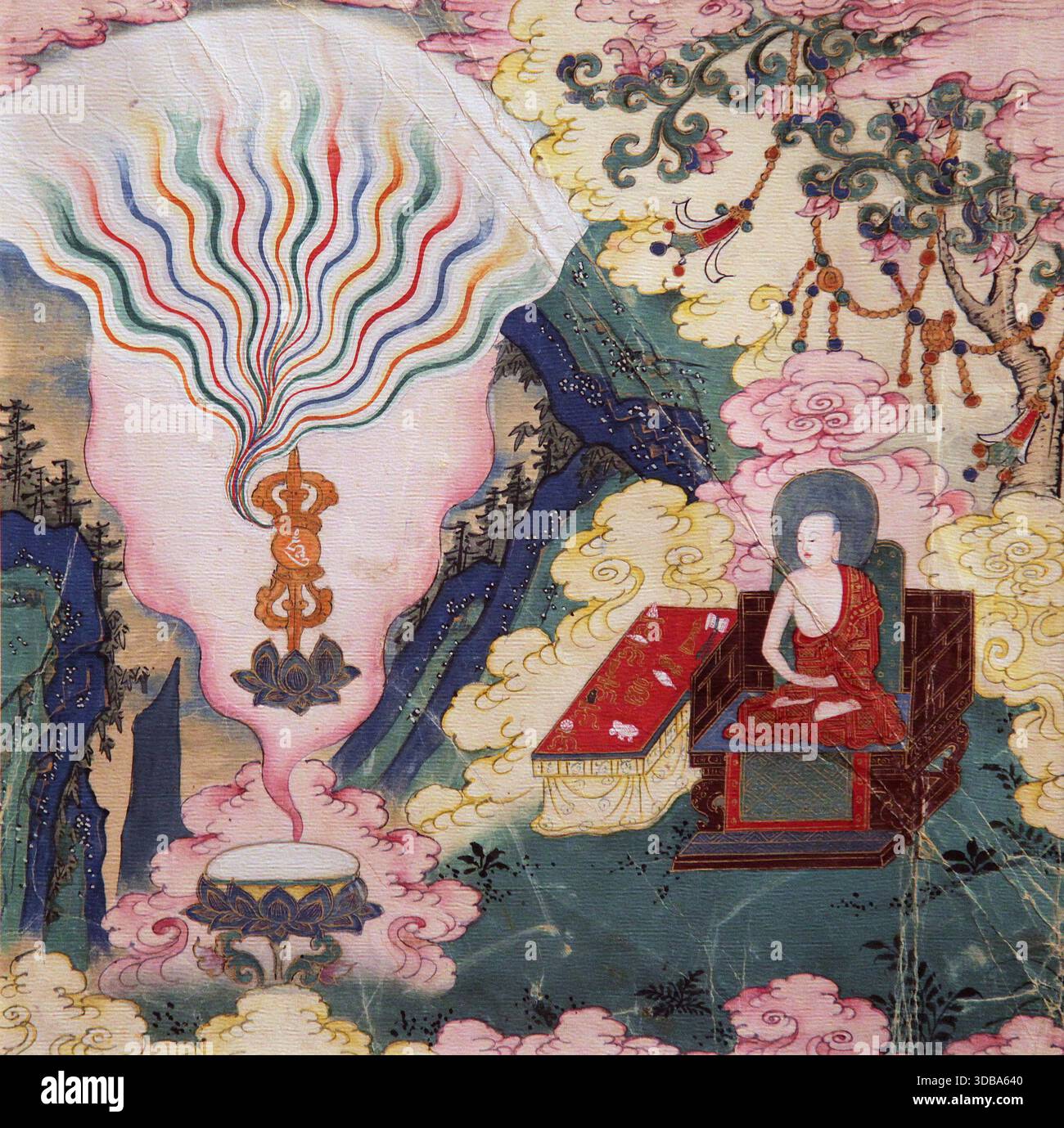 Moon vajrayana buddhism hi-res stock photography and images - Alamy