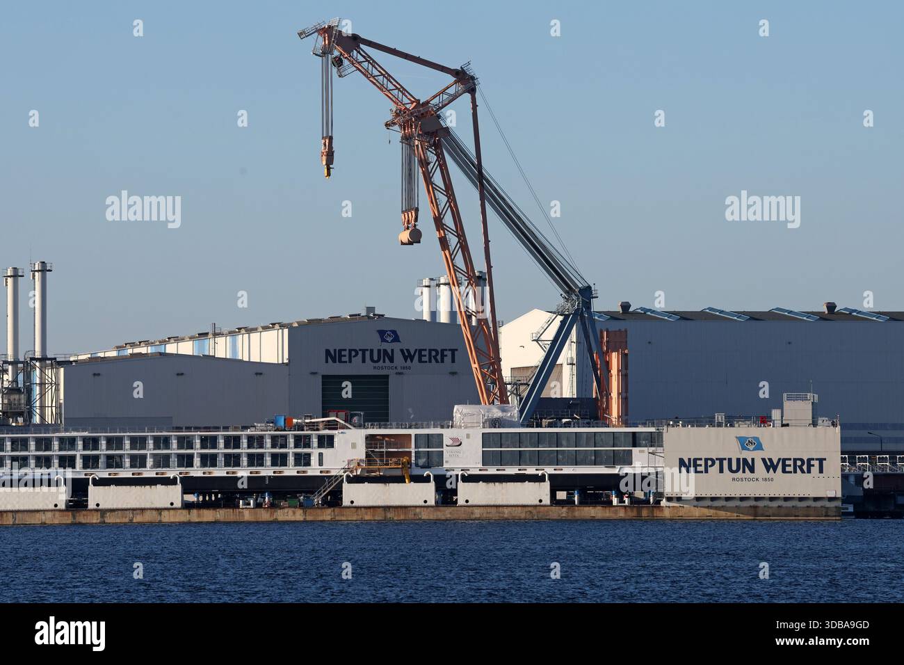 Rostock, Germany. 15th Dec, 2025. At Neptun Werft, part of Meyer Werft ...