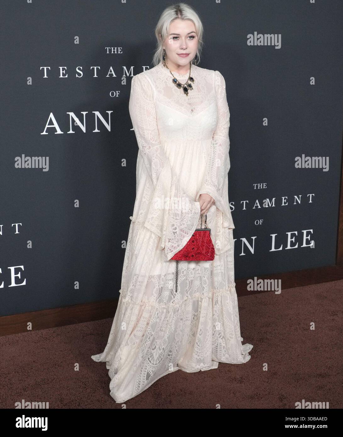 Stanzi Potenza arrives at the Searchlight Pictures' THE TESTAMENT OF ...