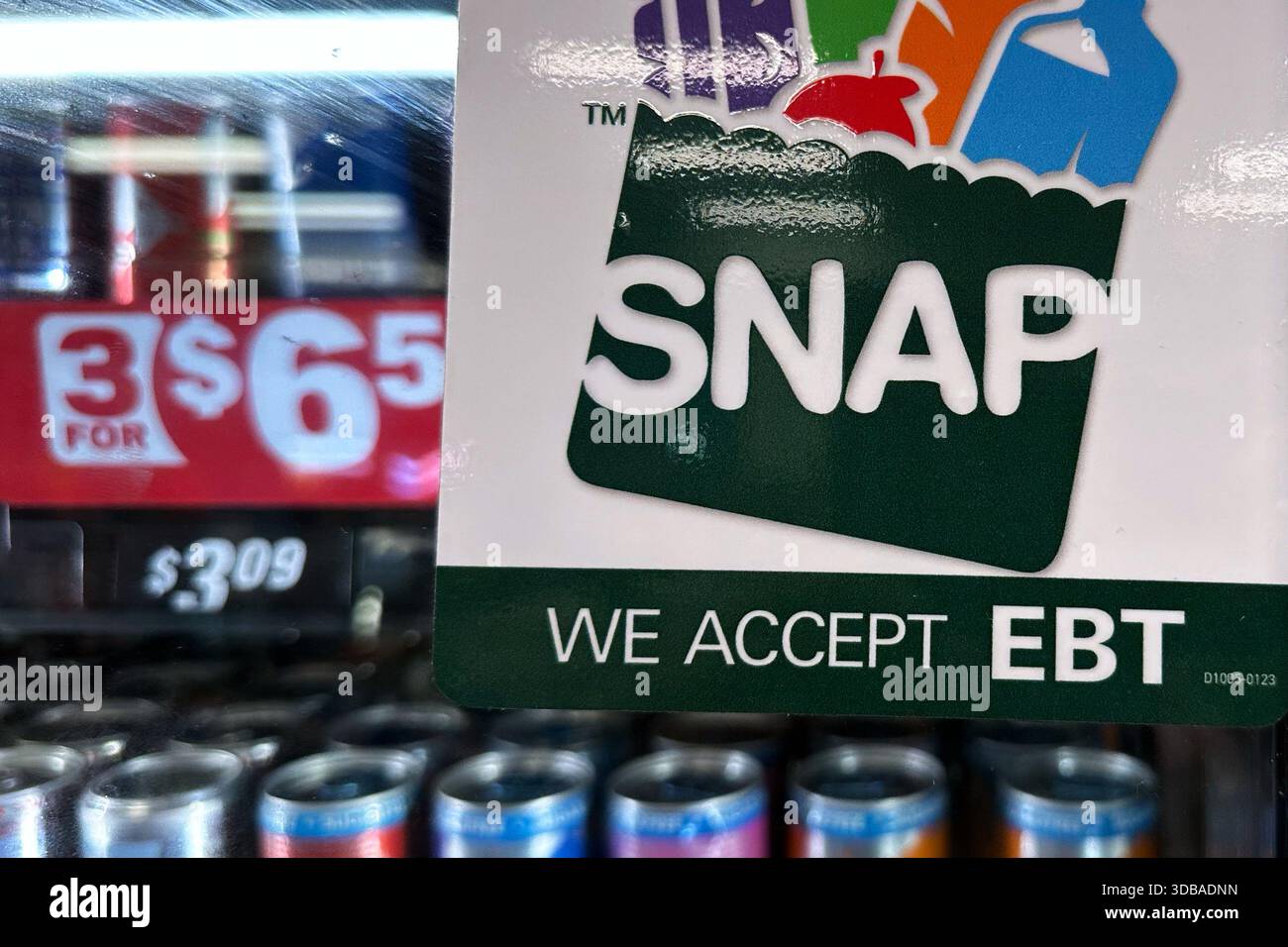 FILE - SNAP EBT information sign is displayed at a gas station in ...
