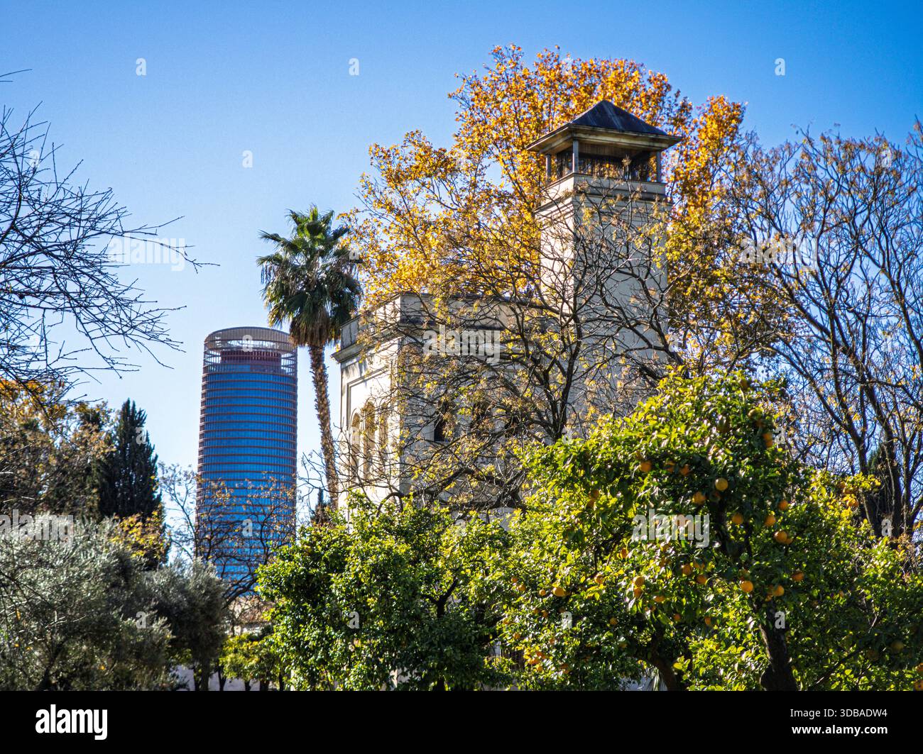 The Orientalist Pavilion of Saint Justa and Rufina stands among lush ...