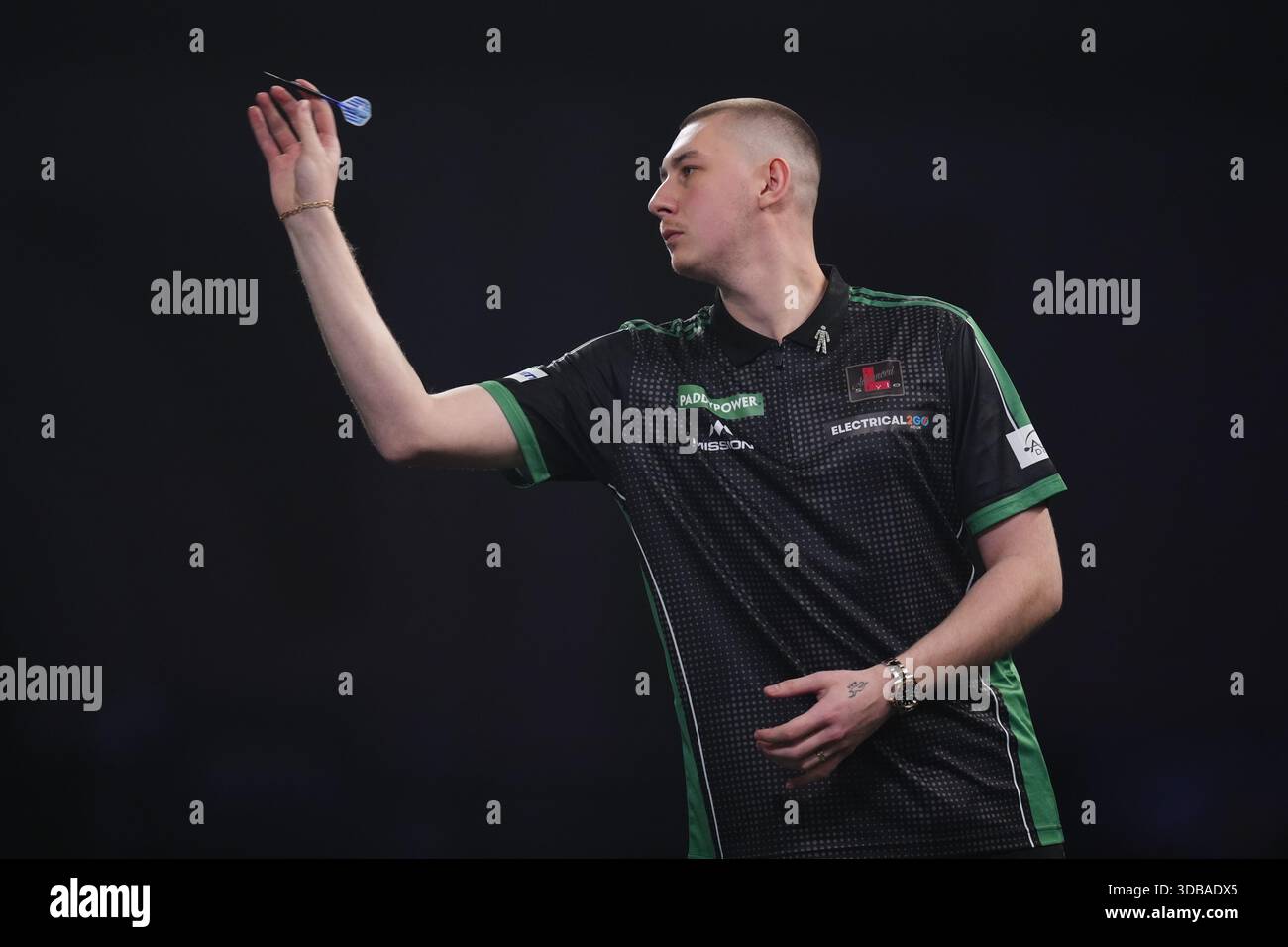 Tavis Dudeney during his match against Brendan Dolan on day five of the ...