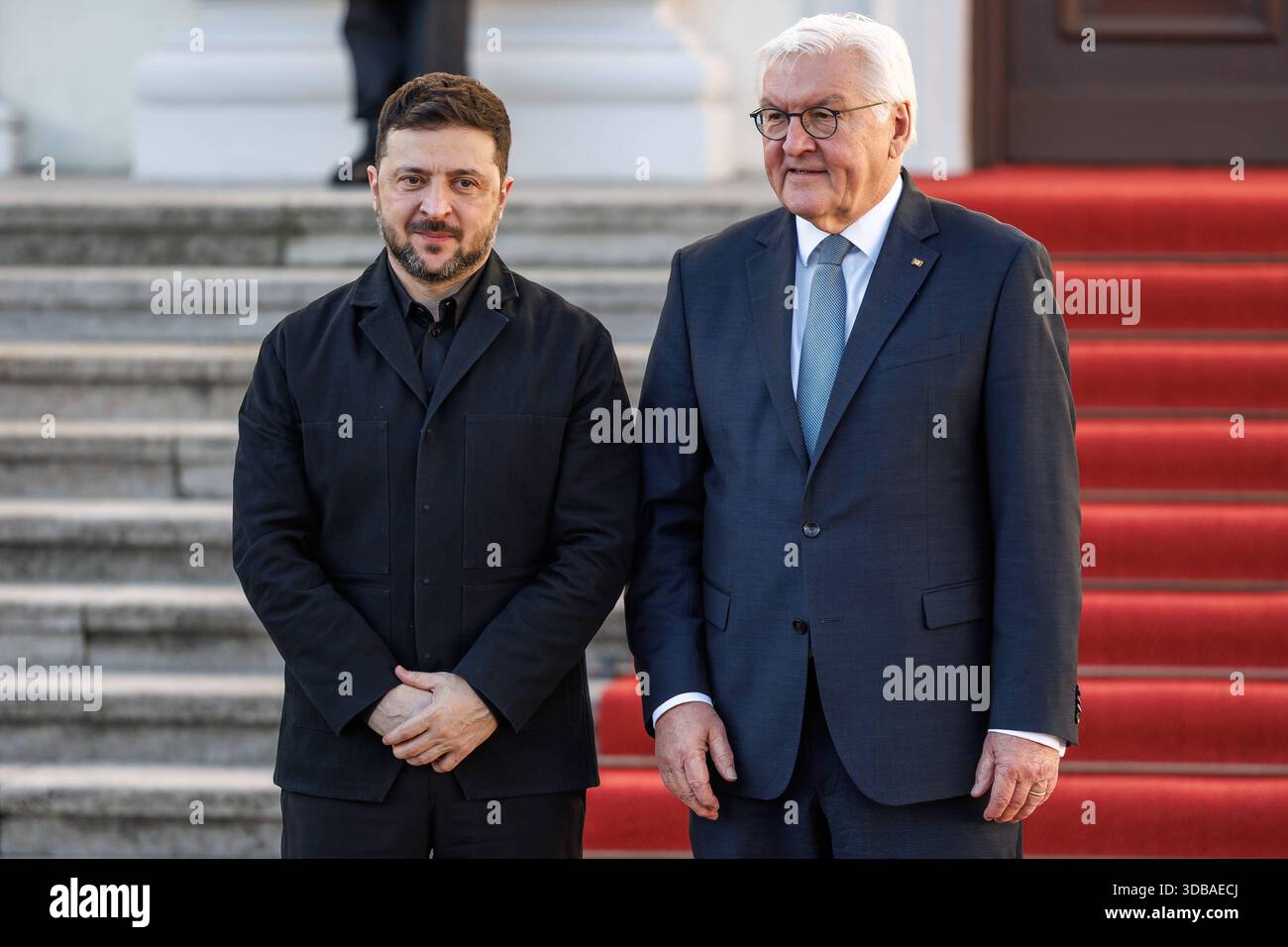 Frank-Walter Steinmeier begruesst den ukrainischen Präsidenten ...