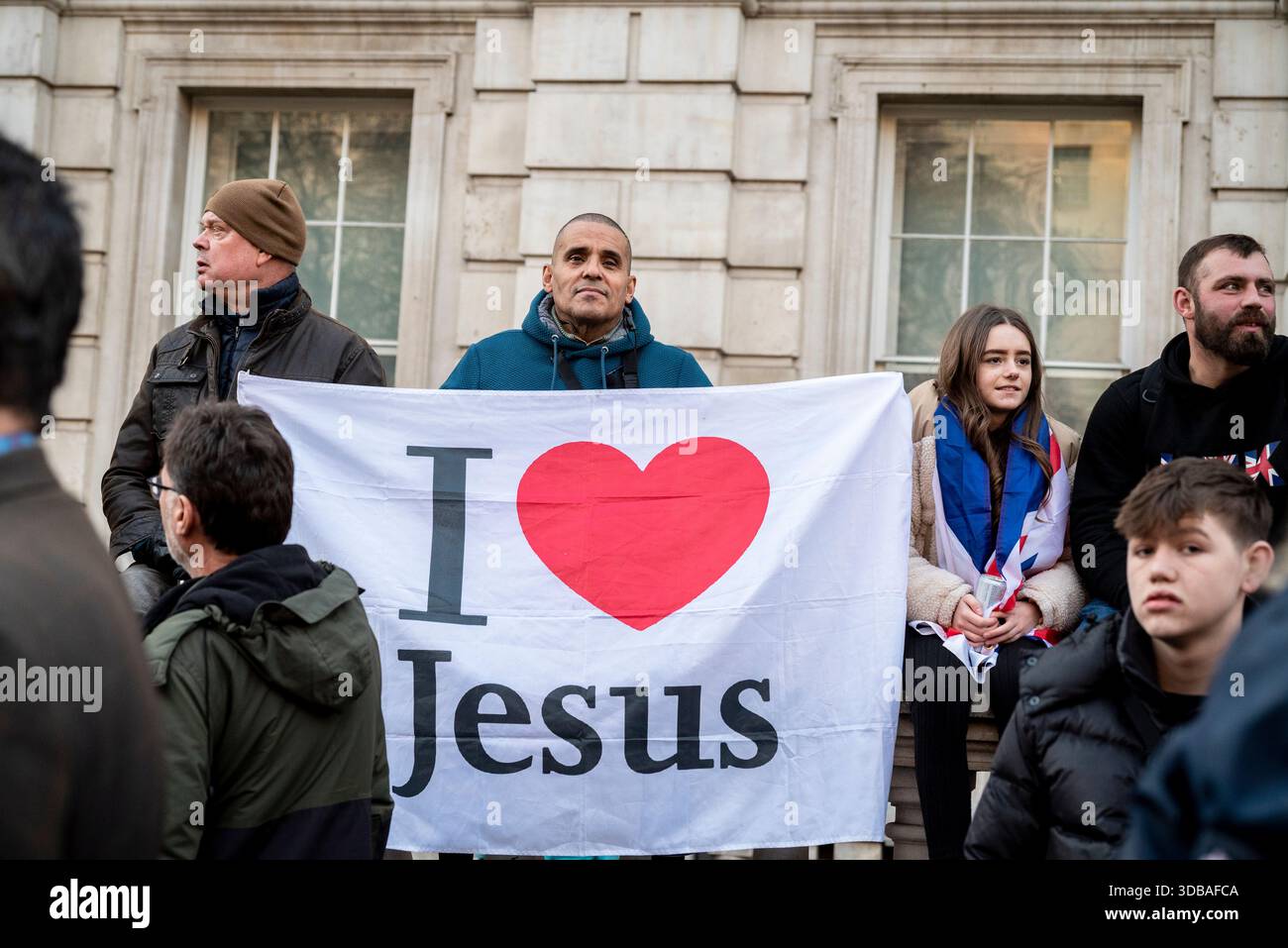 “Put Christ back into Christmas” event in Whitehall, organised by Tommy ...