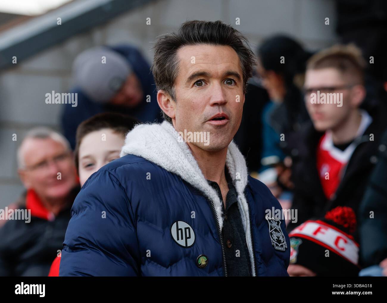 Wrexham co-owner Rob Mac ahead of the Sky Bet Championship match at the ...