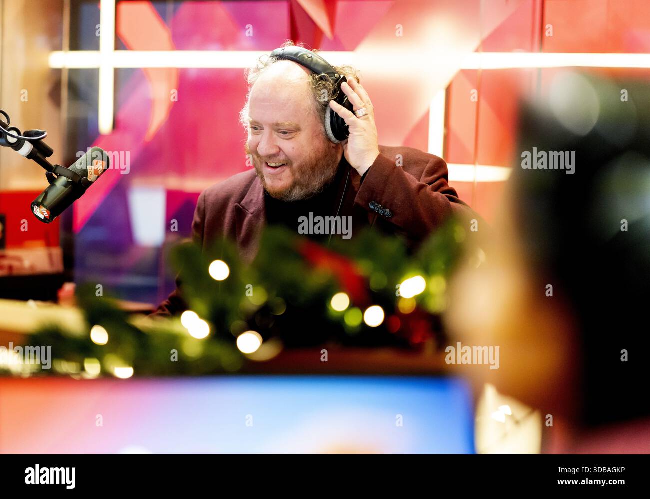 HILVERSUM - A portrait of radio presenter Tim op het Broek in the NPO ...