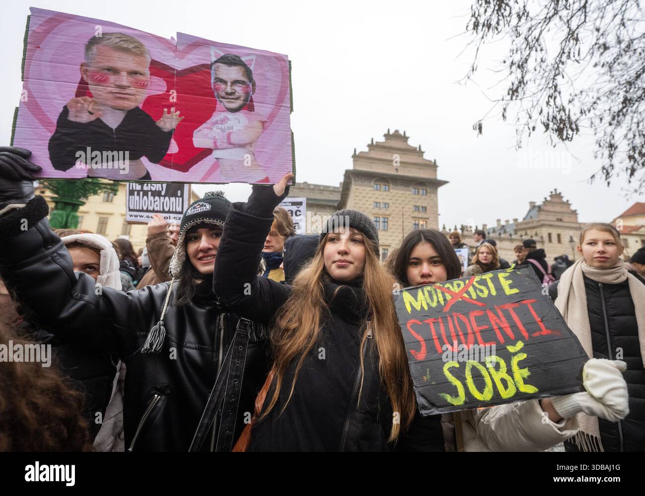Secondary school students protest strike for climate held by Fridays ...