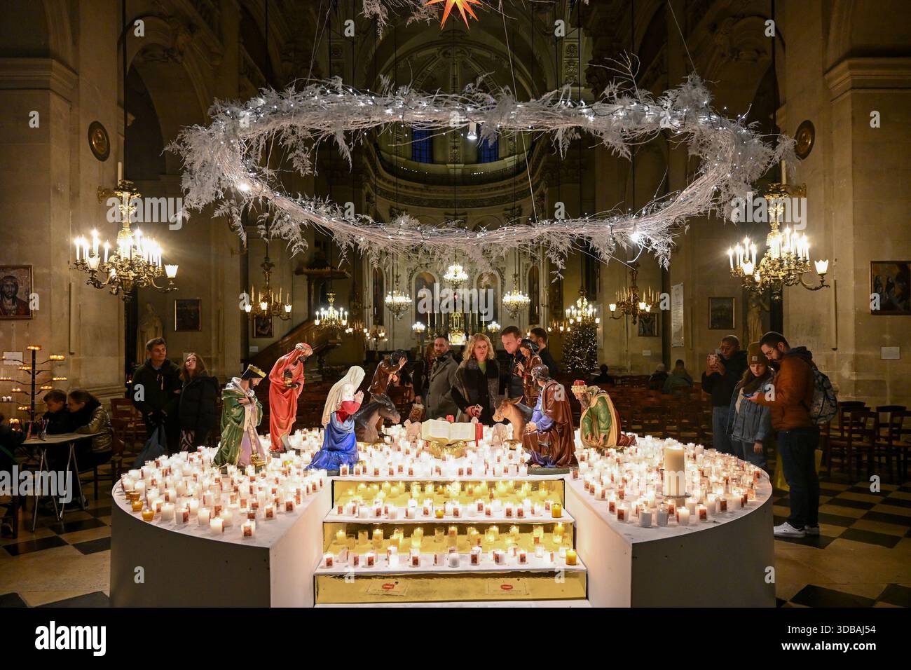 A nativity scene popular with tourists and passers-by can be seen at ...